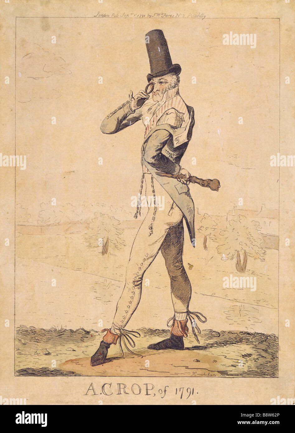 Eighteenth century caricature hi-res stock photography and images - Alamy