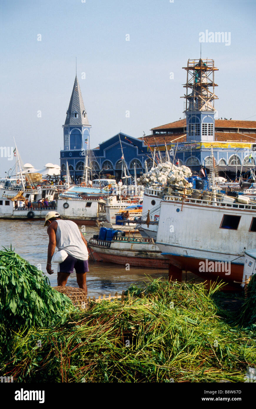 Amazon river market of Belem called Ver o Peso Stock Photo - Alamy