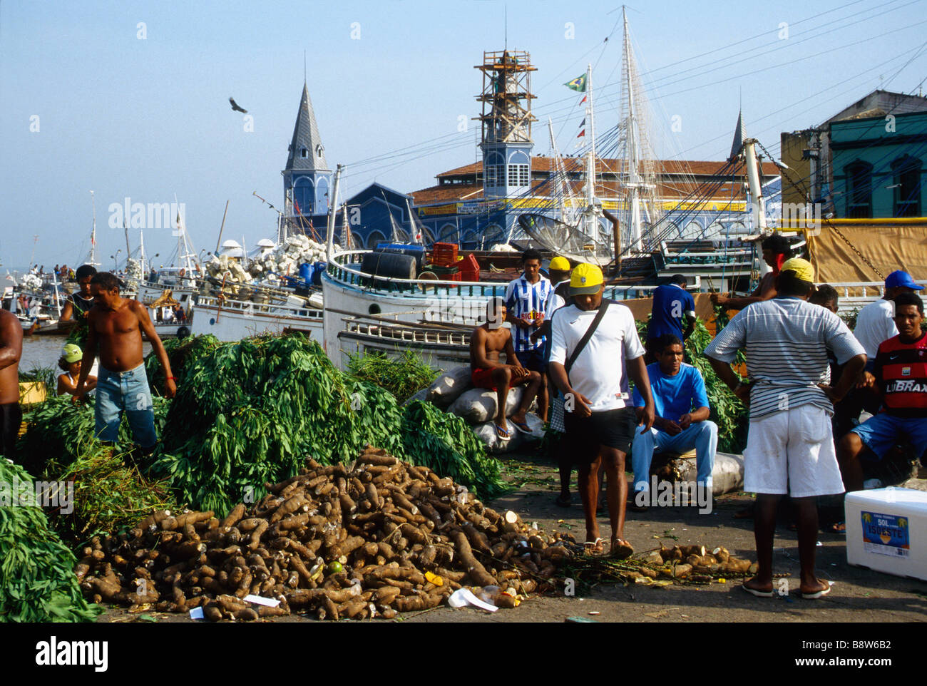 Amazon river market of Belem called Ver o Peso Stock Photo - Alamy