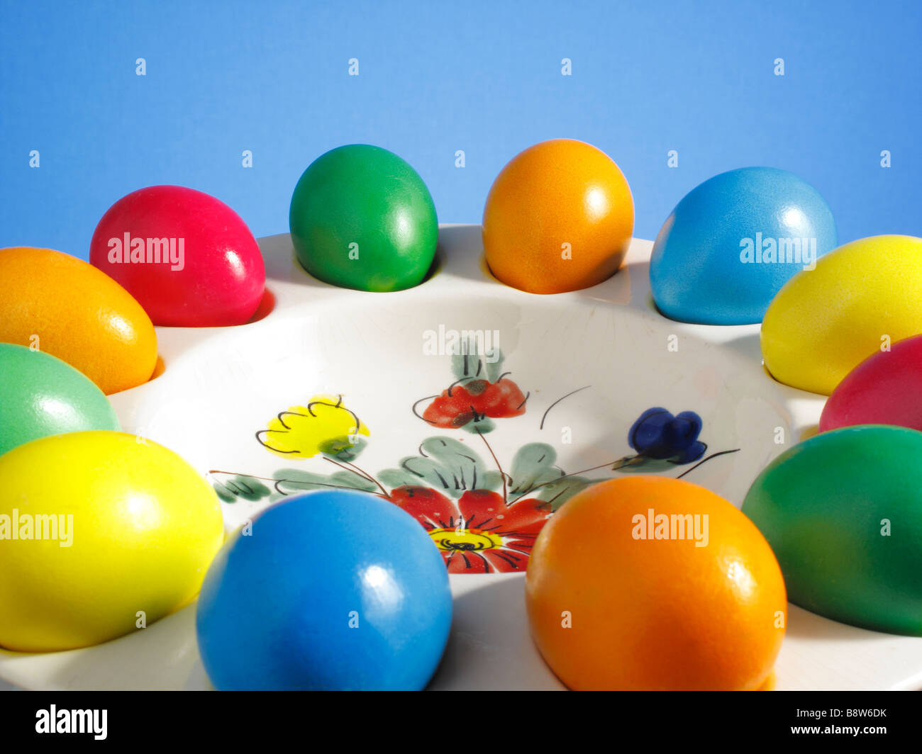 Gefaerbte Eier Easter Easter Egg Stock Photo - Alamy