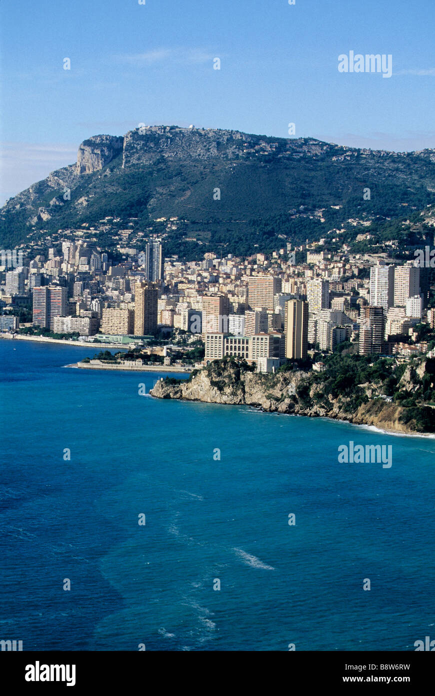 Coastal view of Monaco Stock Photo - Alamy