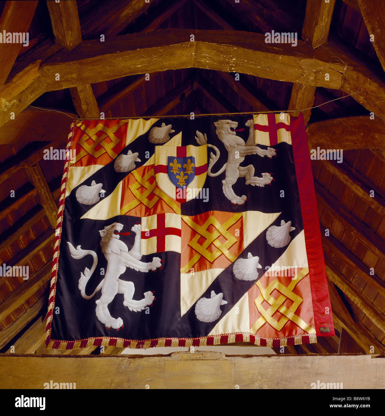 Winston Churchill s standard hanging in the Study at Chartwell This ...