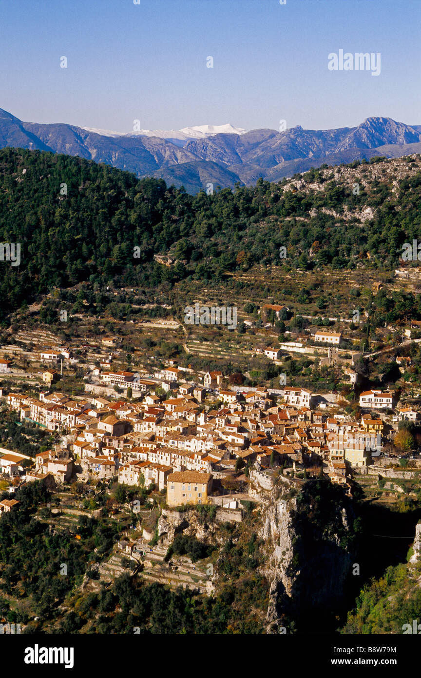 Aerial view of peille hi-res stock photography and images - Alamy