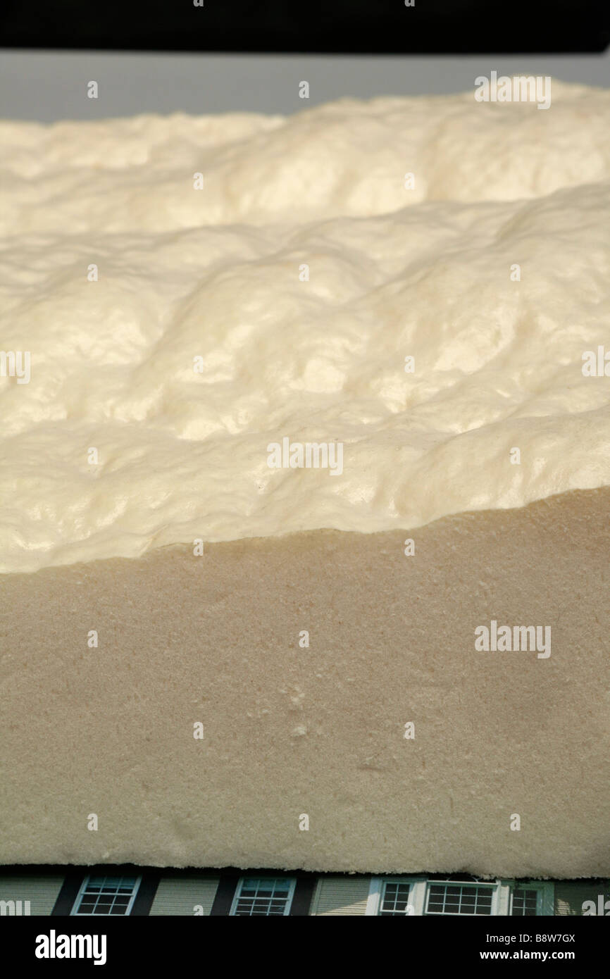 Foam insulation sample Stock Photo - Alamy