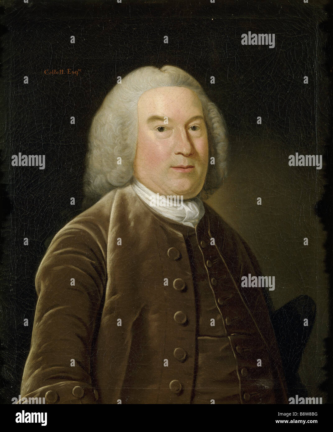 JOHN COLLET OF BRISTOL oil on canvas by Joseph Highmore circle of in ...