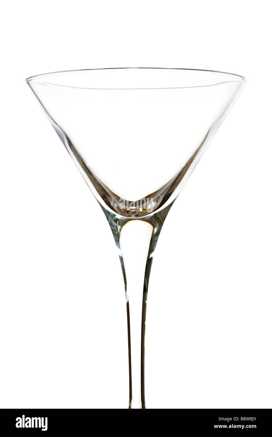 empty martini glass part 1 of a series of 7 Stock Photo - Alamy