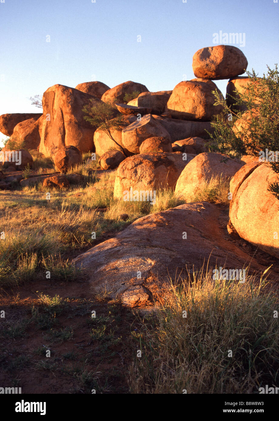 Devils Marbles Granite rocks Stock Photo - Alamy