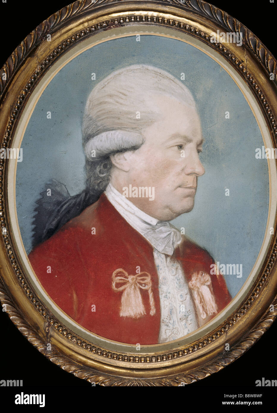 Oval portrait of SIR ARCHER CROFT 3rd BARONET in the Gallery at Croft ...