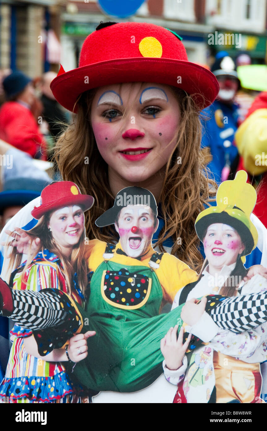 Clown s at the International Bognor Clown Festival in Bognor Regis ...