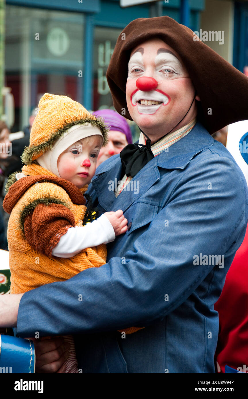 Clown s at the International Bognor Clown Festival in Bognor Regis ...