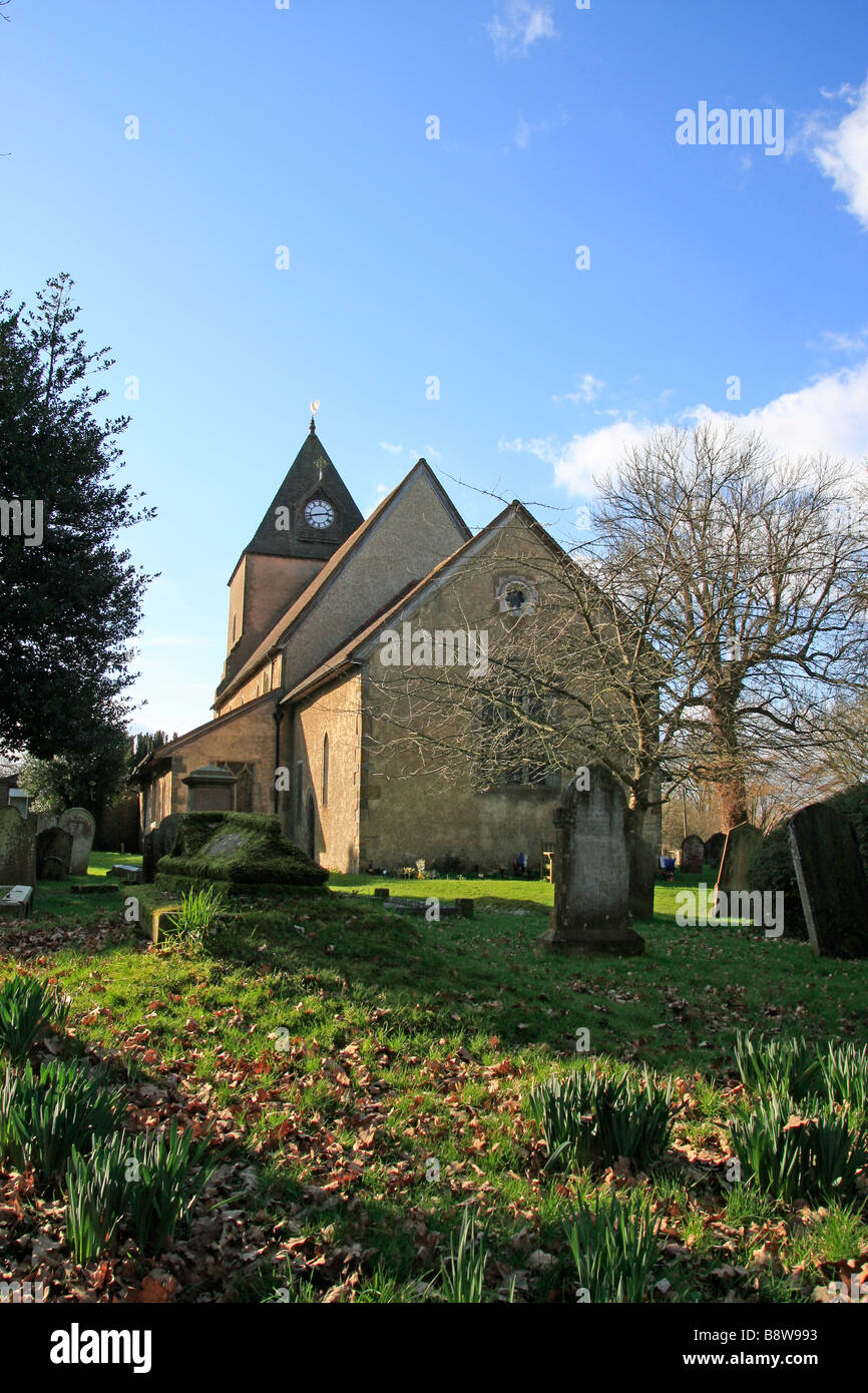 The church of St Margaret Ifield Stock Photo - Alamy