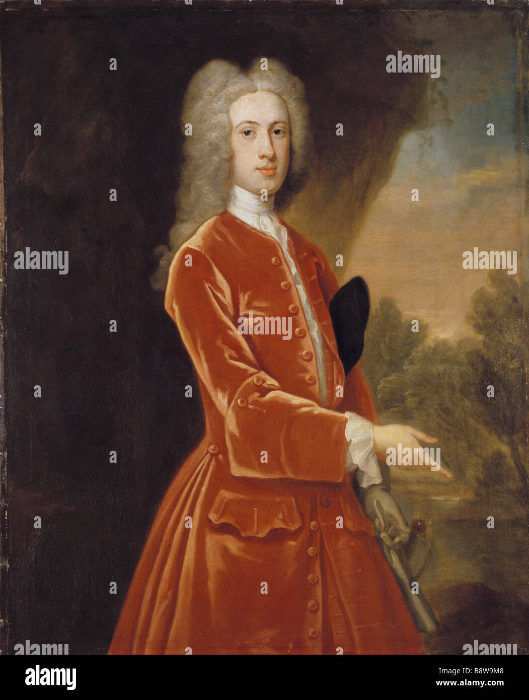 SIR HENRY HARPUR 5th BT by Vanderbank CAL P 331 Stock Photo - Alamy