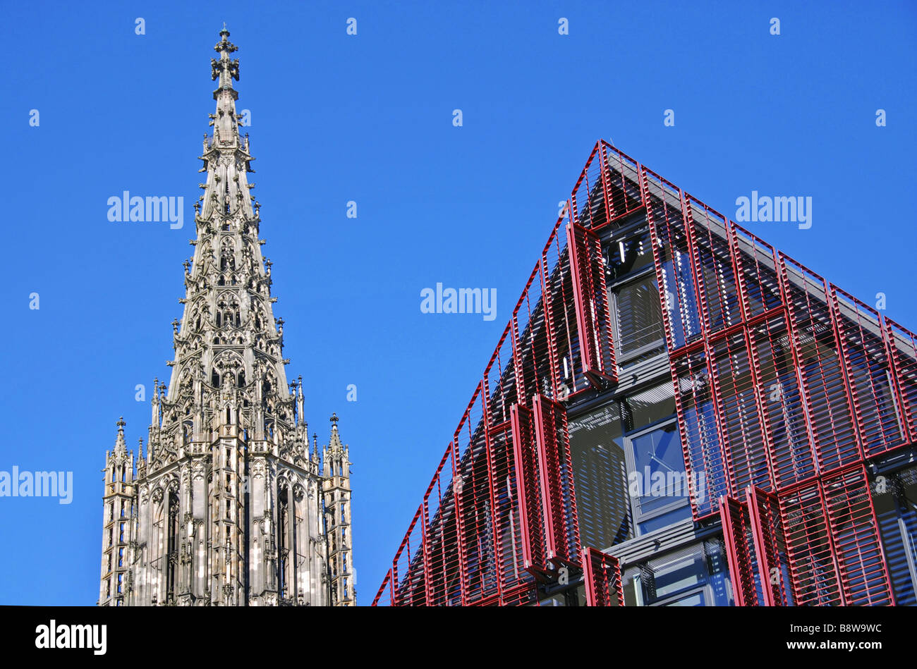 Ulm Cathedral with highest spire of the world (161,57 m), Germany ...