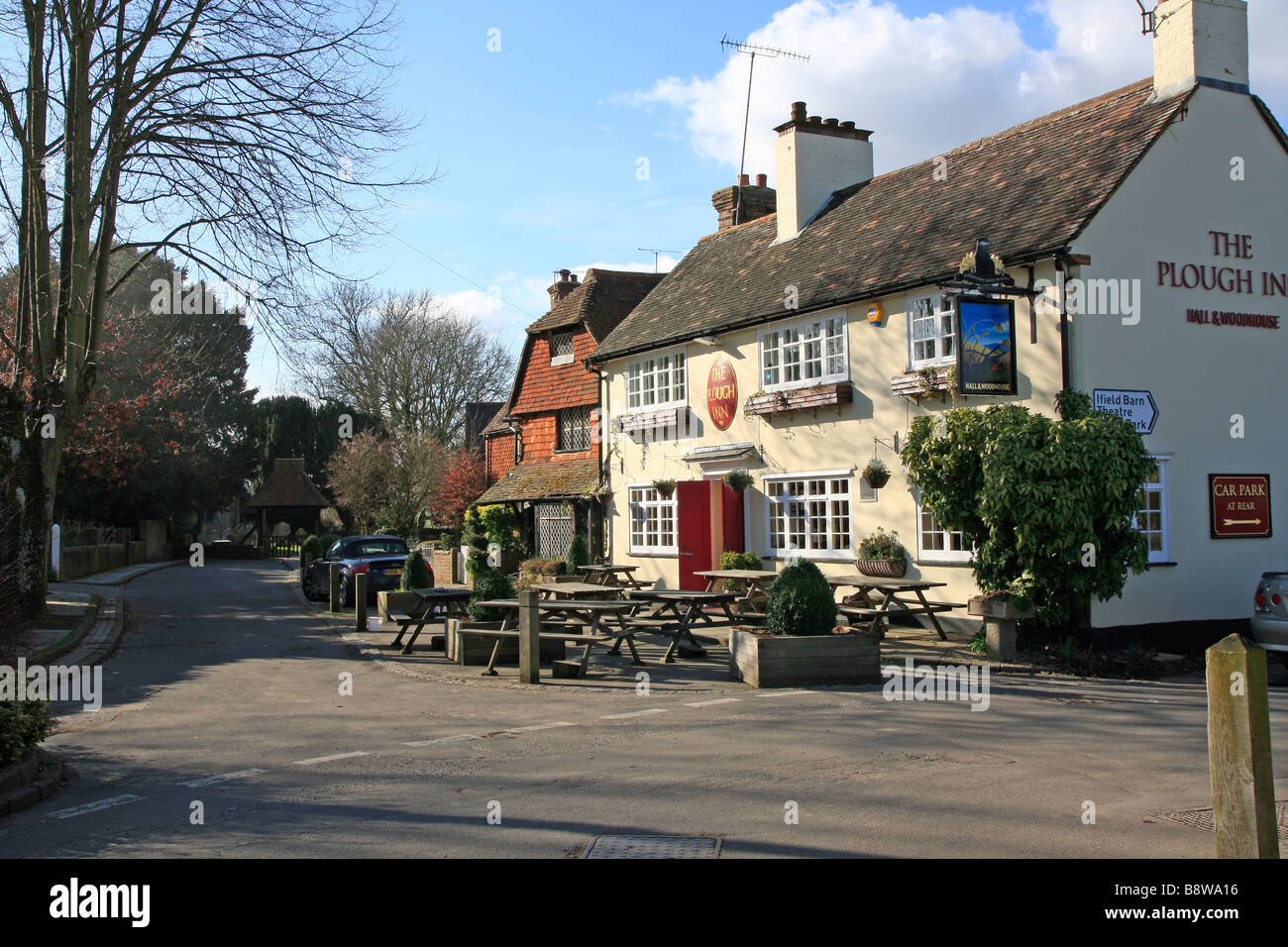 The Plough Inn at Ifield West Sussex Stock Photo - Alamy