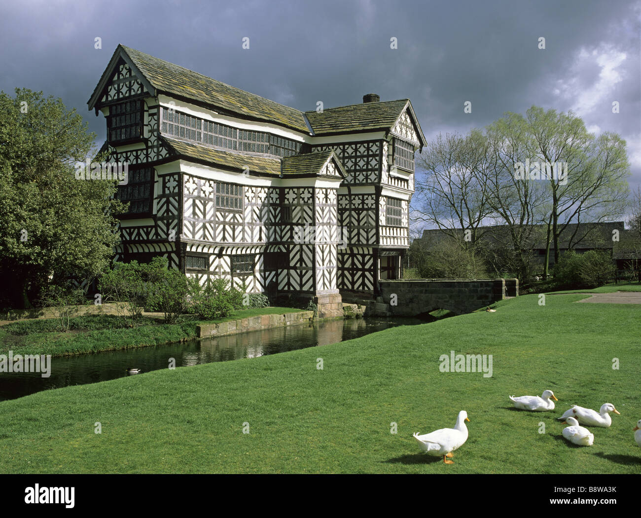 Little Moreton Hall Stock Photo - Alamy
