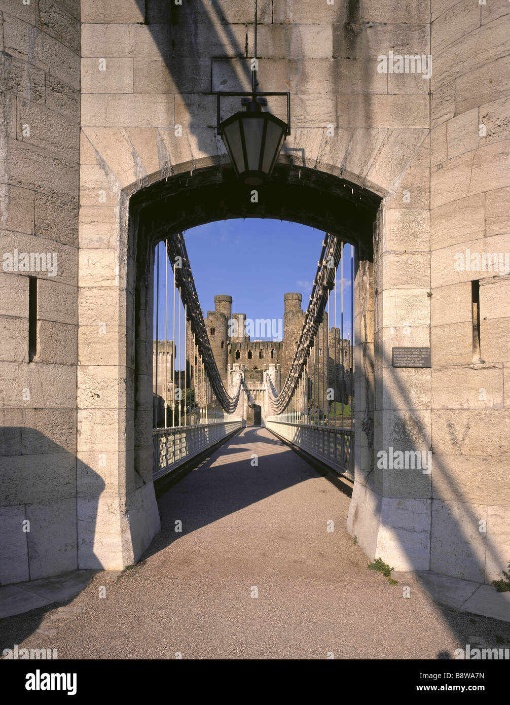 View towards conwy castle hi-res stock photography and images - Alamy