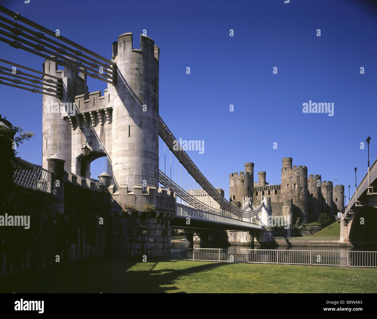 Telford Suspension Bridge Stock Photo - Alamy