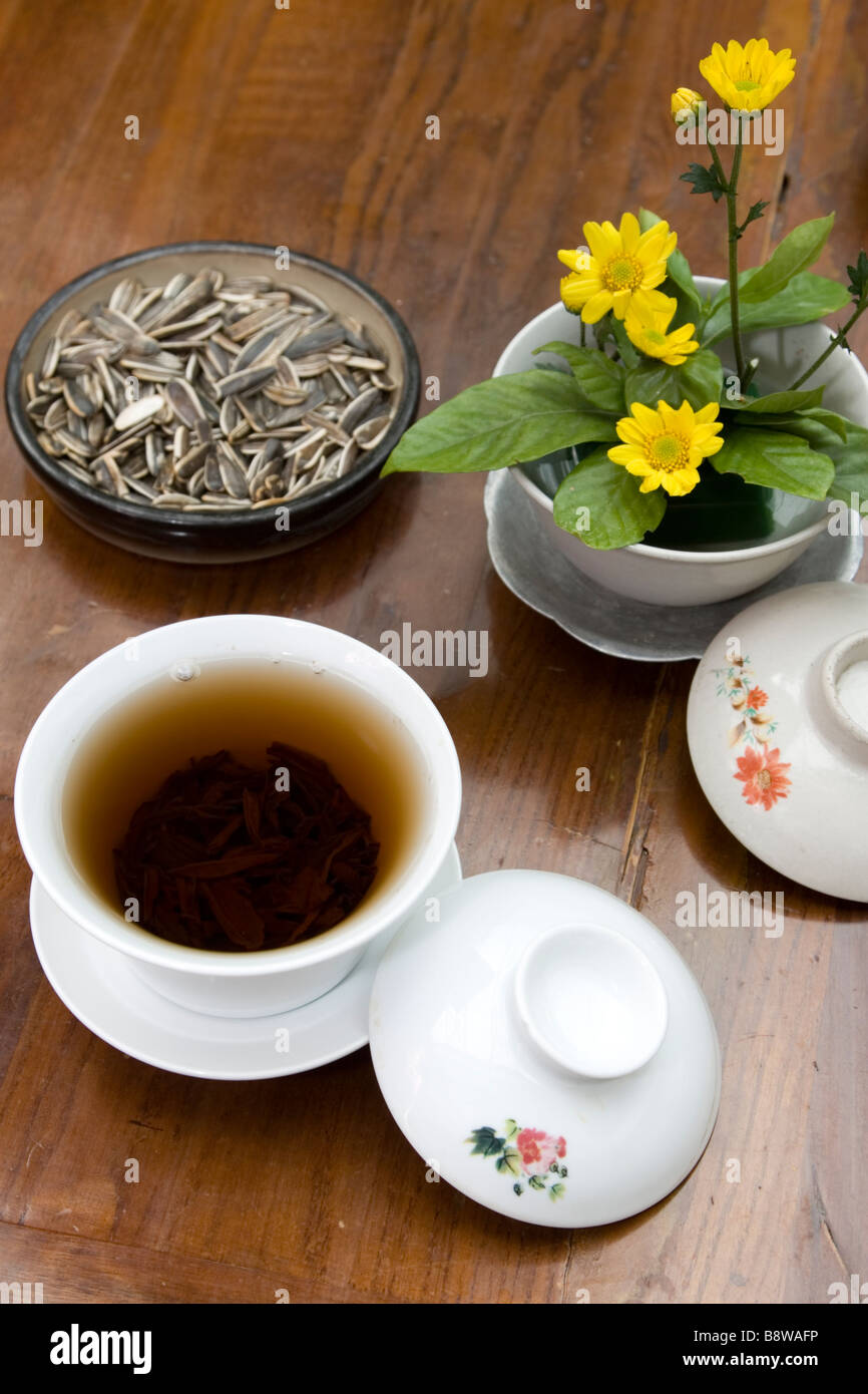Red tea has a strong aromatic taste Sichuan China Stock Photo - Alamy