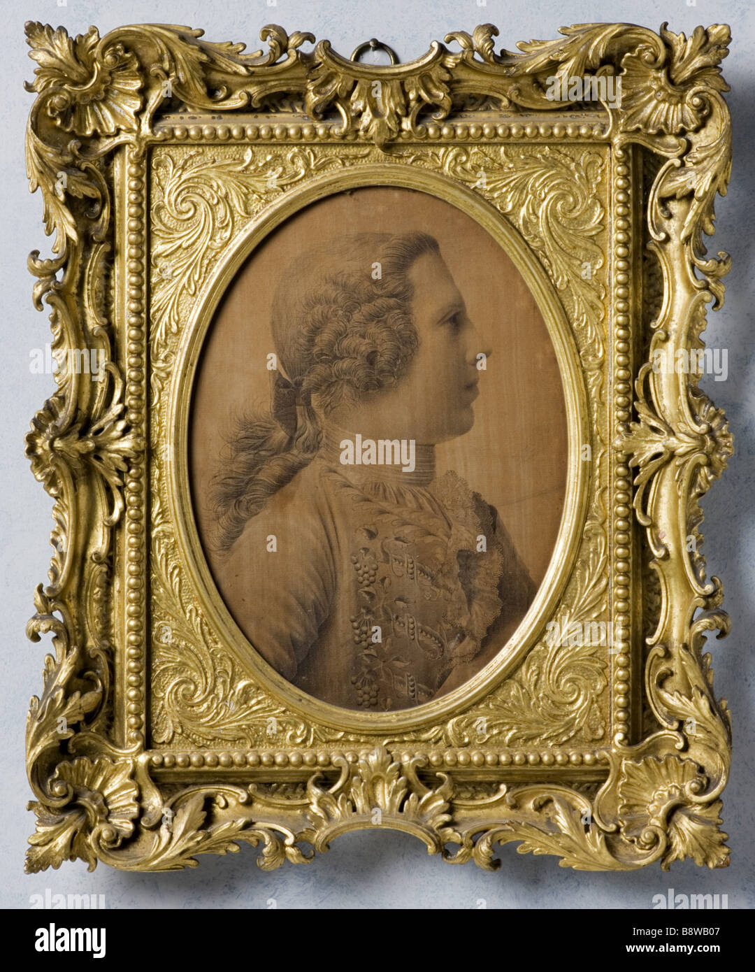 PRINCE CHARLES EDWARD STUART portrait in frame in the Drawing Room at ...