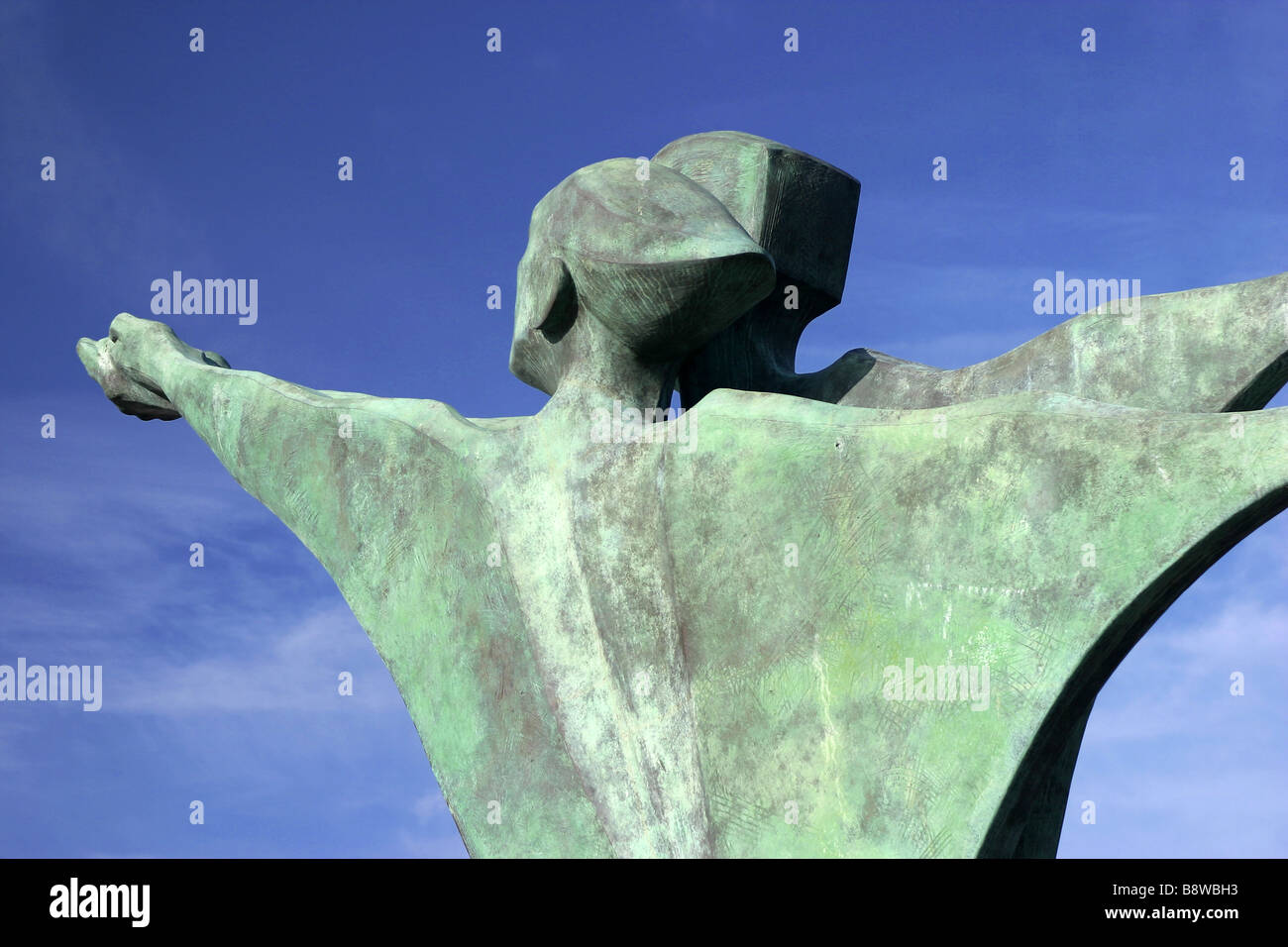 Ellesmere Port Town Centre Sculpture Stock Photo - Alamy