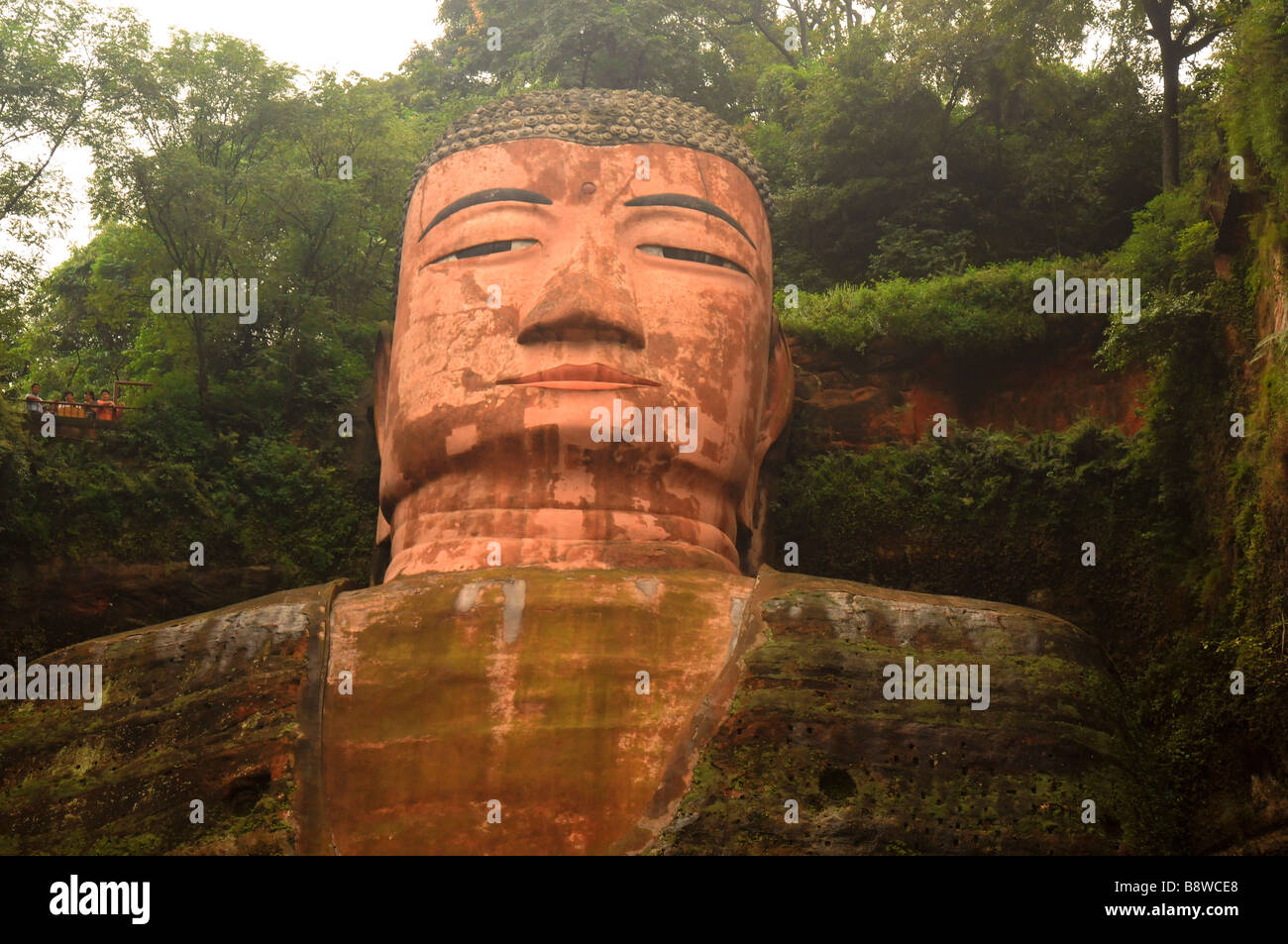 China Sichuan Province Leshan giant stone carved Dafo Buddha Stock ...