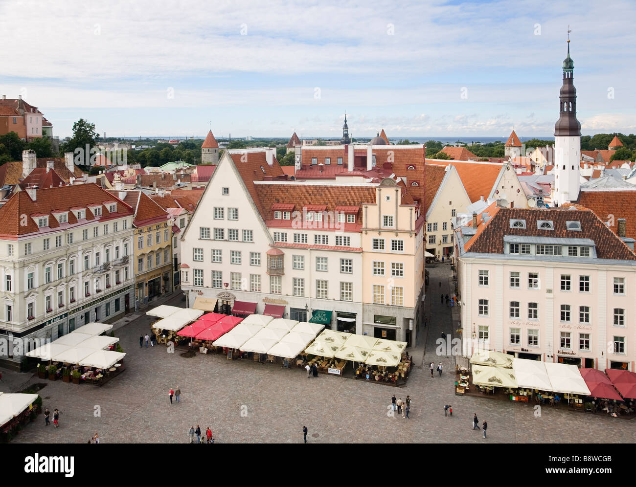 Typical old town square hi-res stock photography and images - Alamy