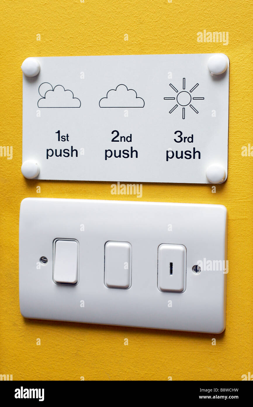 Light switches hi-res stock photography and images - Alamy