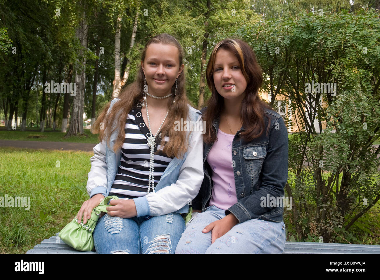 Teenagers in Uglich, Russia Stock Photo - Alamy