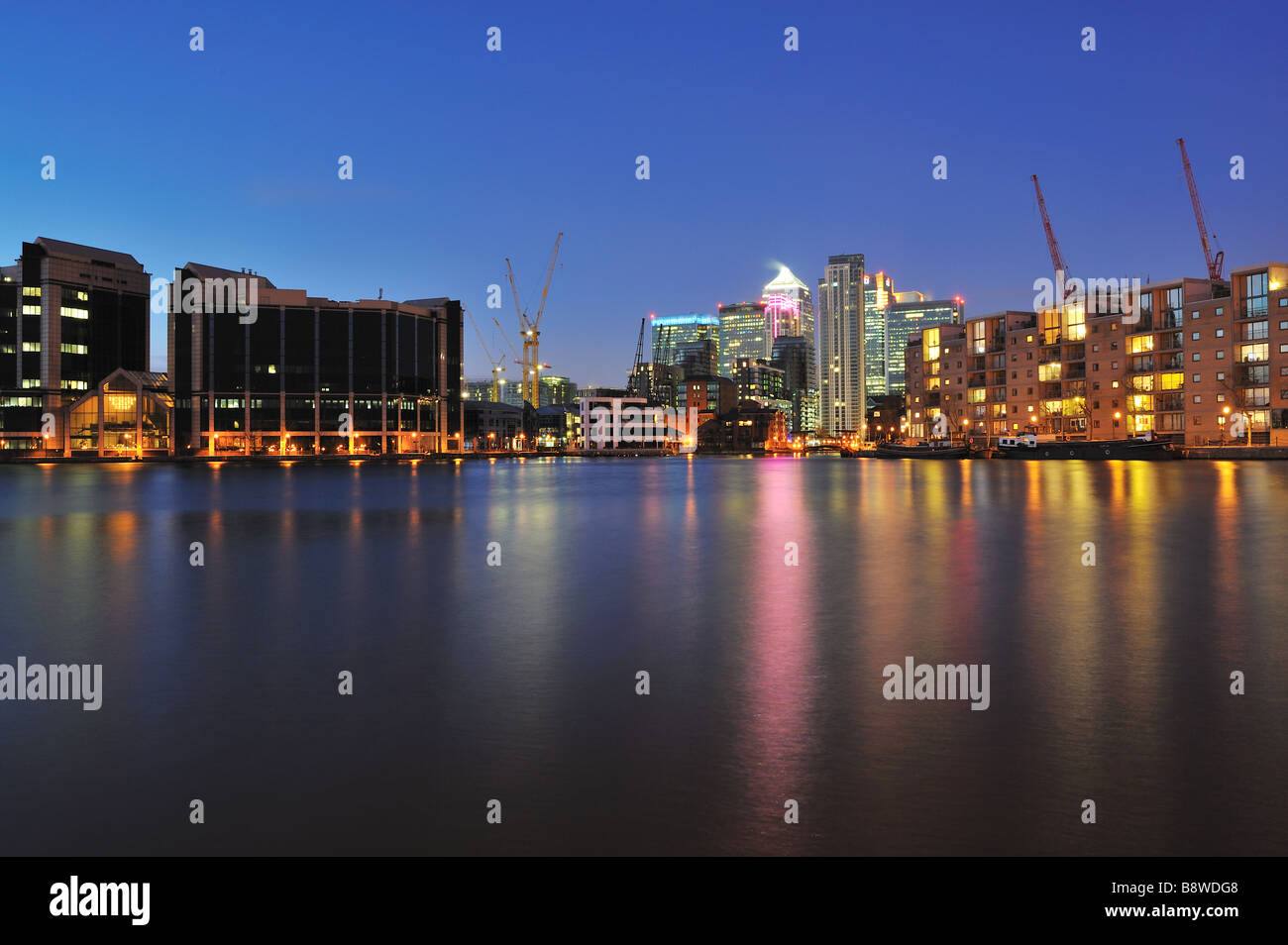 Isle of Dogs, London Docklands, UK Stock Photo - Alamy