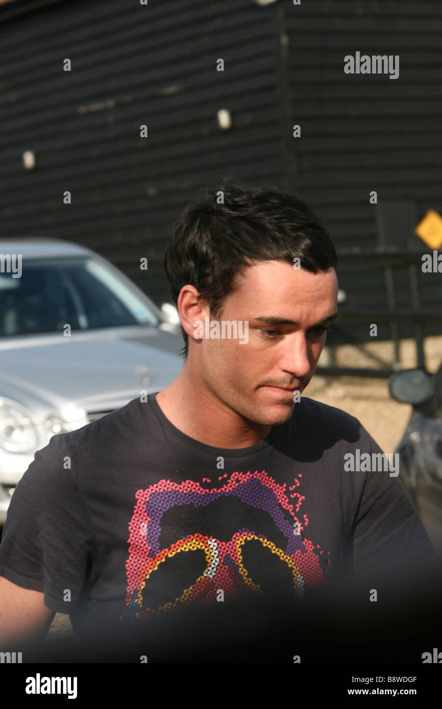 jack tweed or jack tweedy at jade goody house in essex just before jade ...