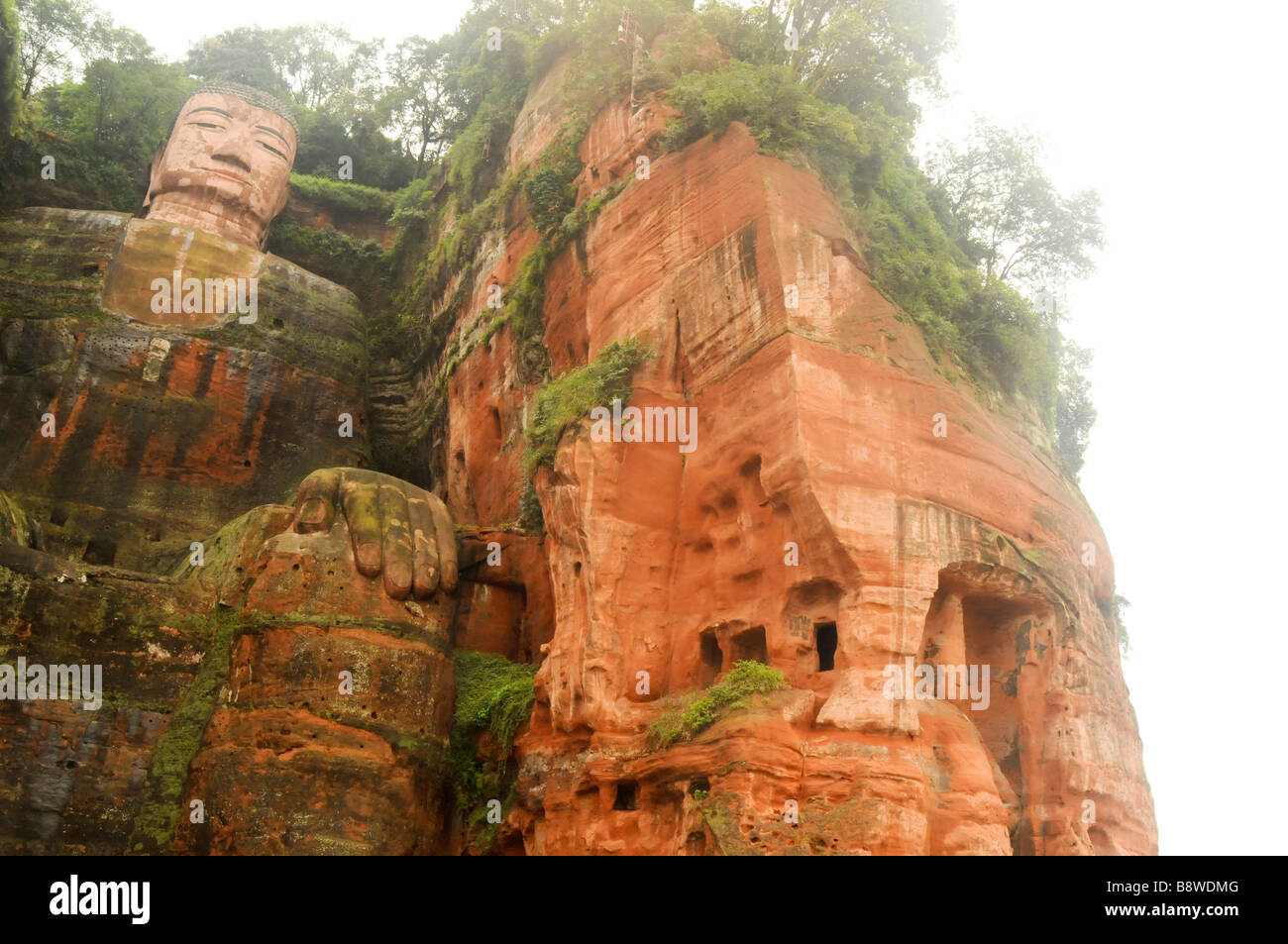 China Sichuan Province Leshan giant stone carved Dafo Buddha Stock ...