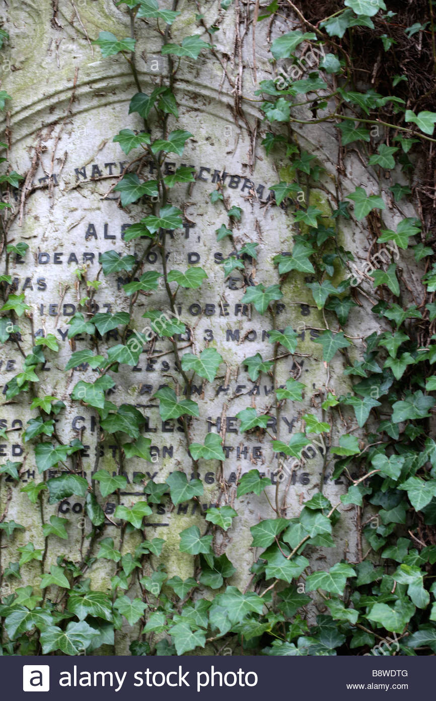 Headstone Highgate Cemetery Stock Photos & Headstone Highgate Cemetery ...