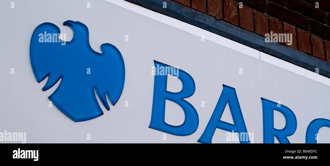 A Barclays bank sign Stock Photo - Alamy