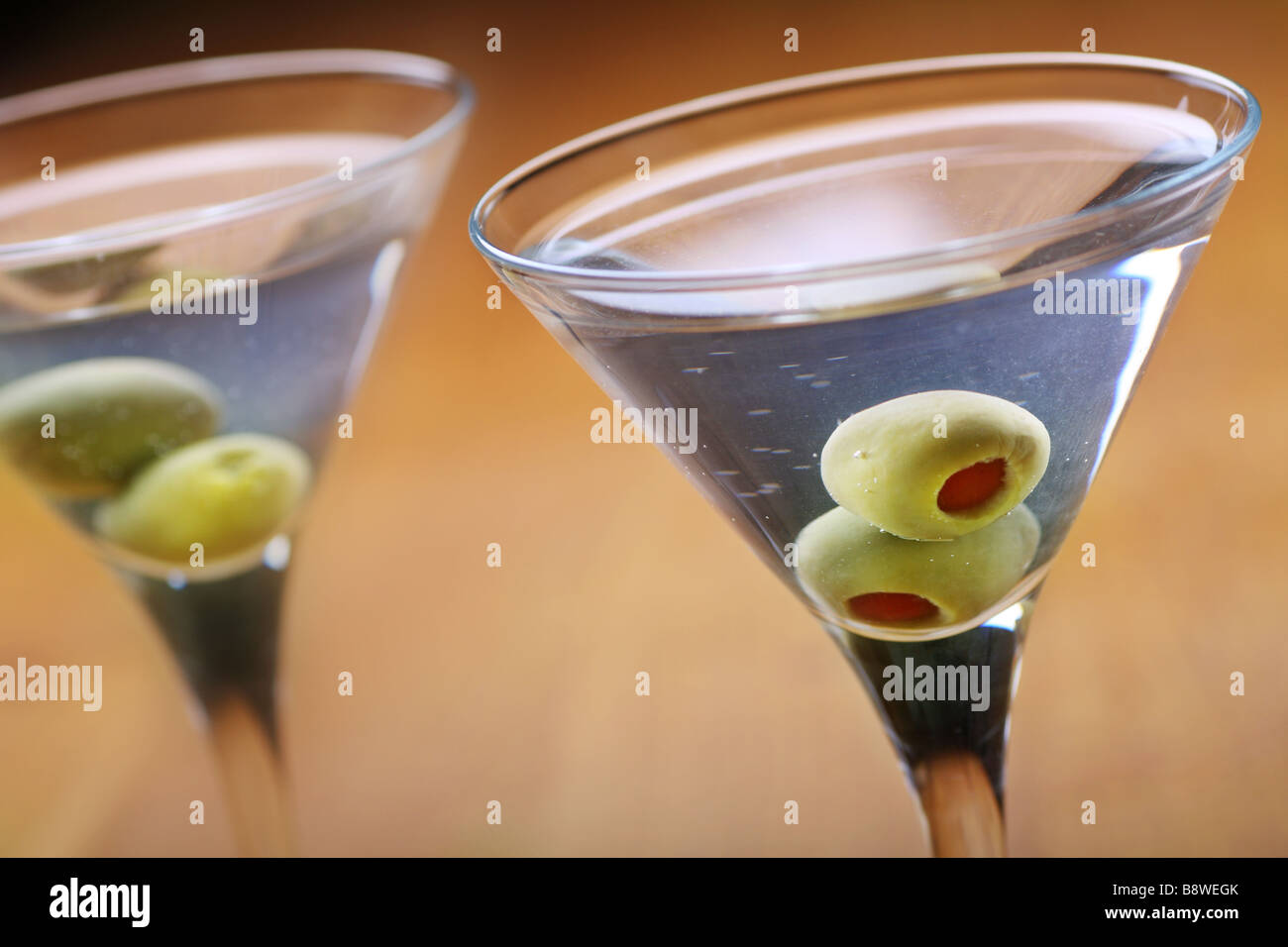 martini with olives Stock Photo - Alamy