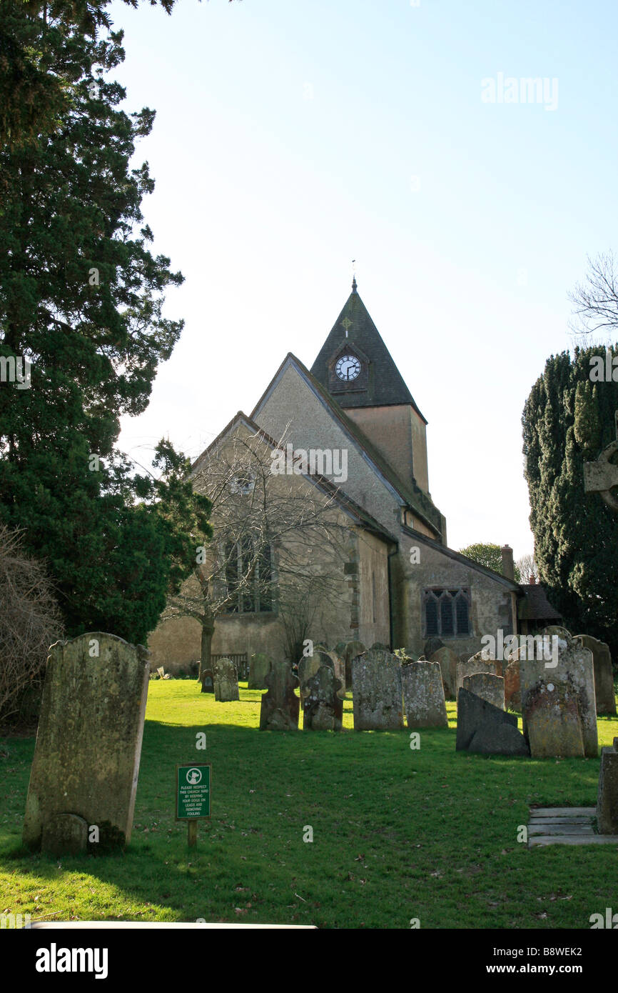 The church of St Margaret Ifield Stock Photo - Alamy
