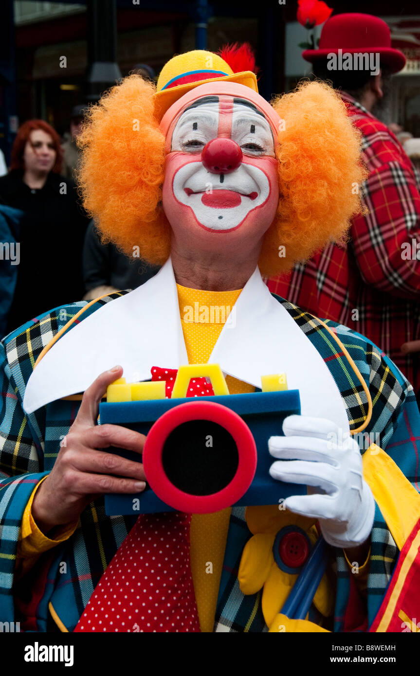 Clown s at the International Bognor Clown Festival in Bognor Regis ...