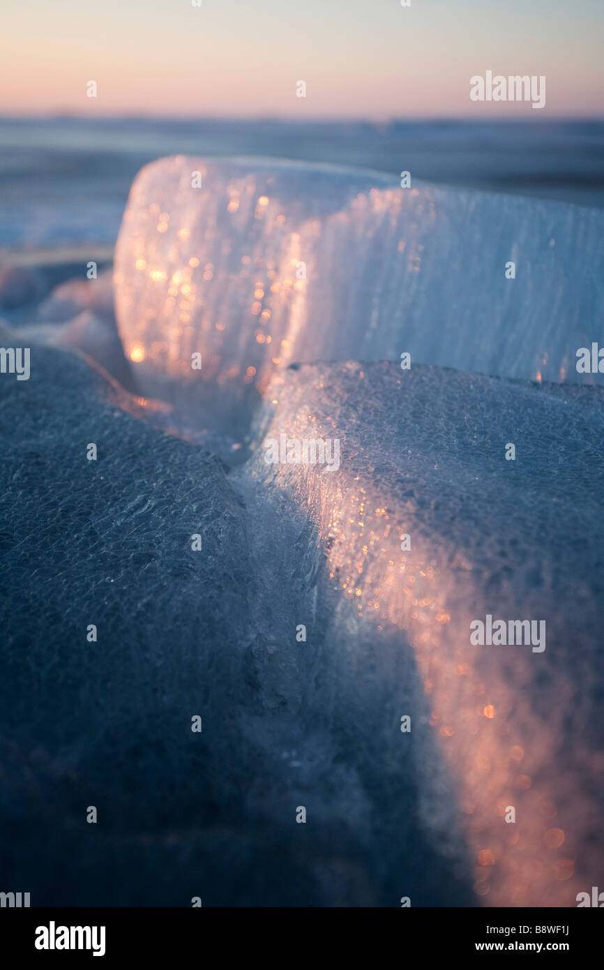 Closeup of sea ice blocks Stock Photo - Alamy