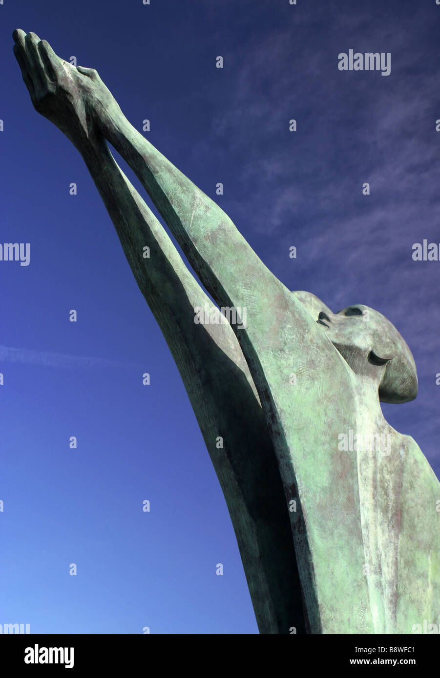 Ellesmere Port Town Centre Sculpture Stock Photo - Alamy