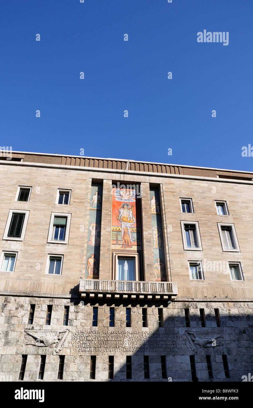 Fascist buildings near the Ara Pacis in Rome Italy Stock Photo - Alamy