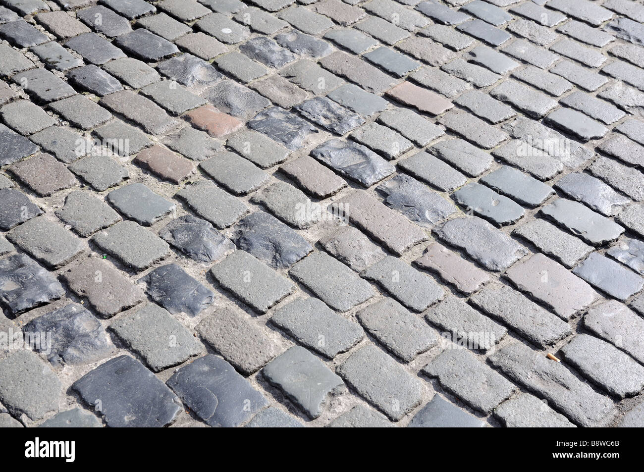 Cobblestone pavement in Heidelberg, Germany Stock Photo - Alamy