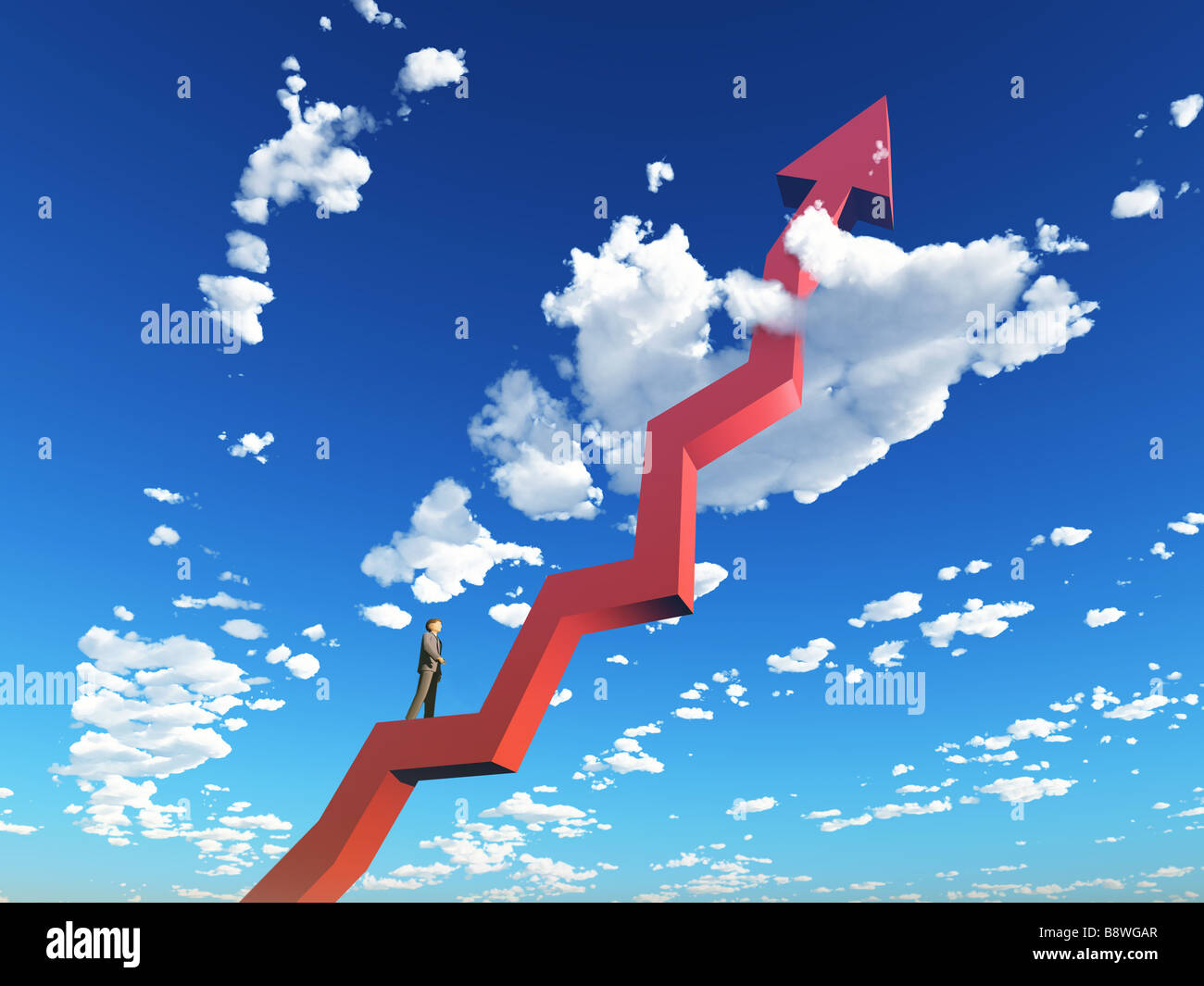 graph of success Stock Photo - Alamy