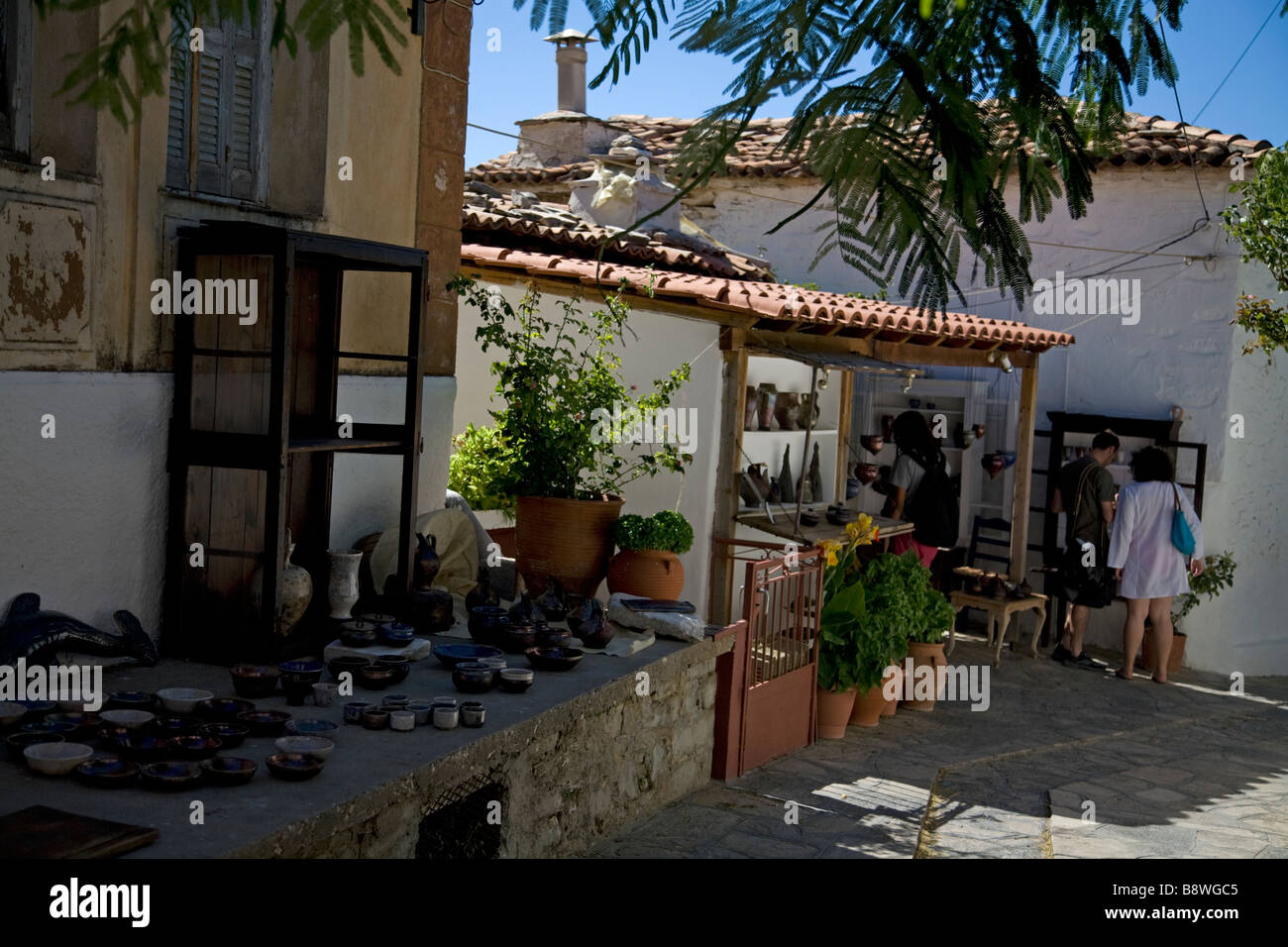 Manolates Samos Greece Stock Photo - Alamy