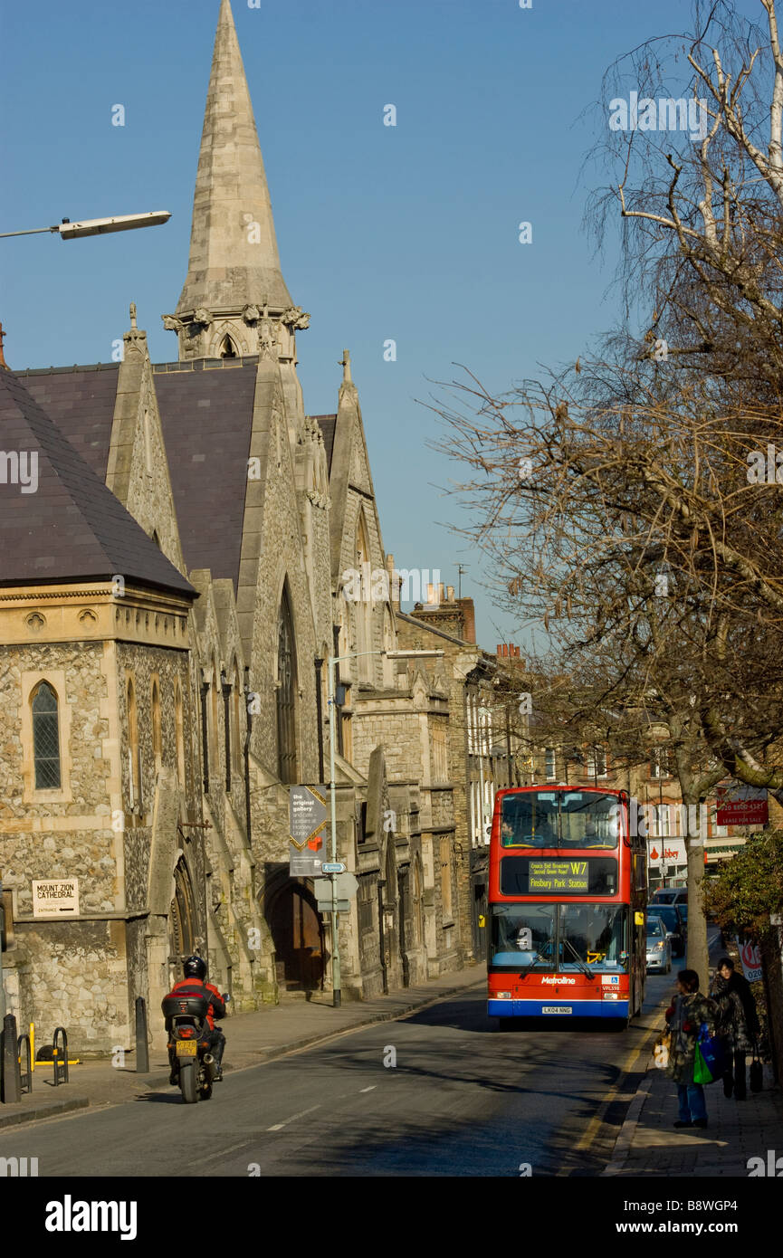 Ancient Norman Church on Crouch Hill in Crouch End. Used as a community ...