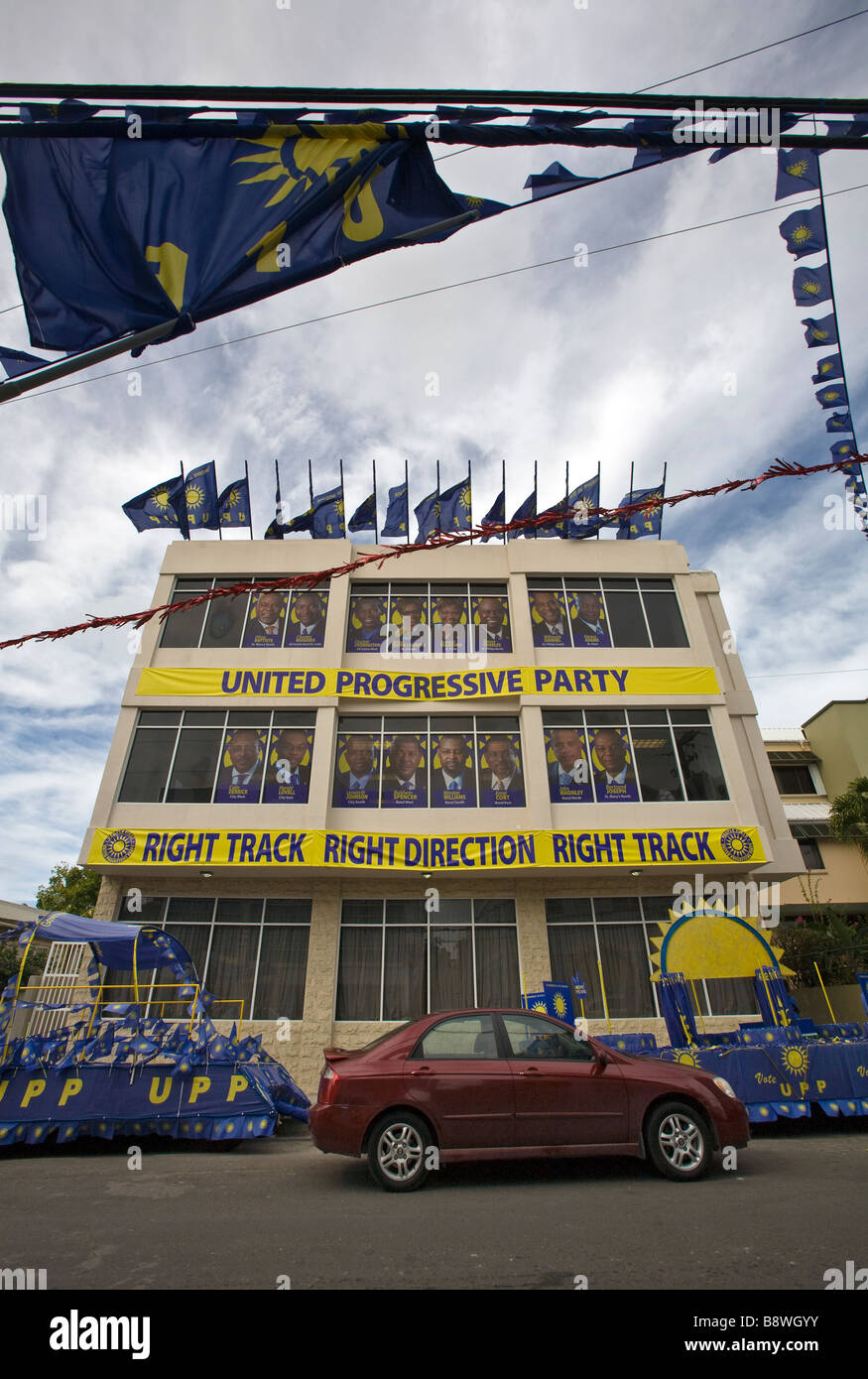 United Progressive Party (UPP) Headquarters in St.Johns, Antigua Stock ...