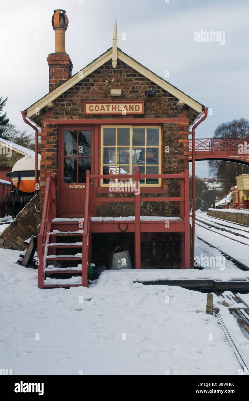 Goathland signal box hi-res stock photography and images - Alamy
