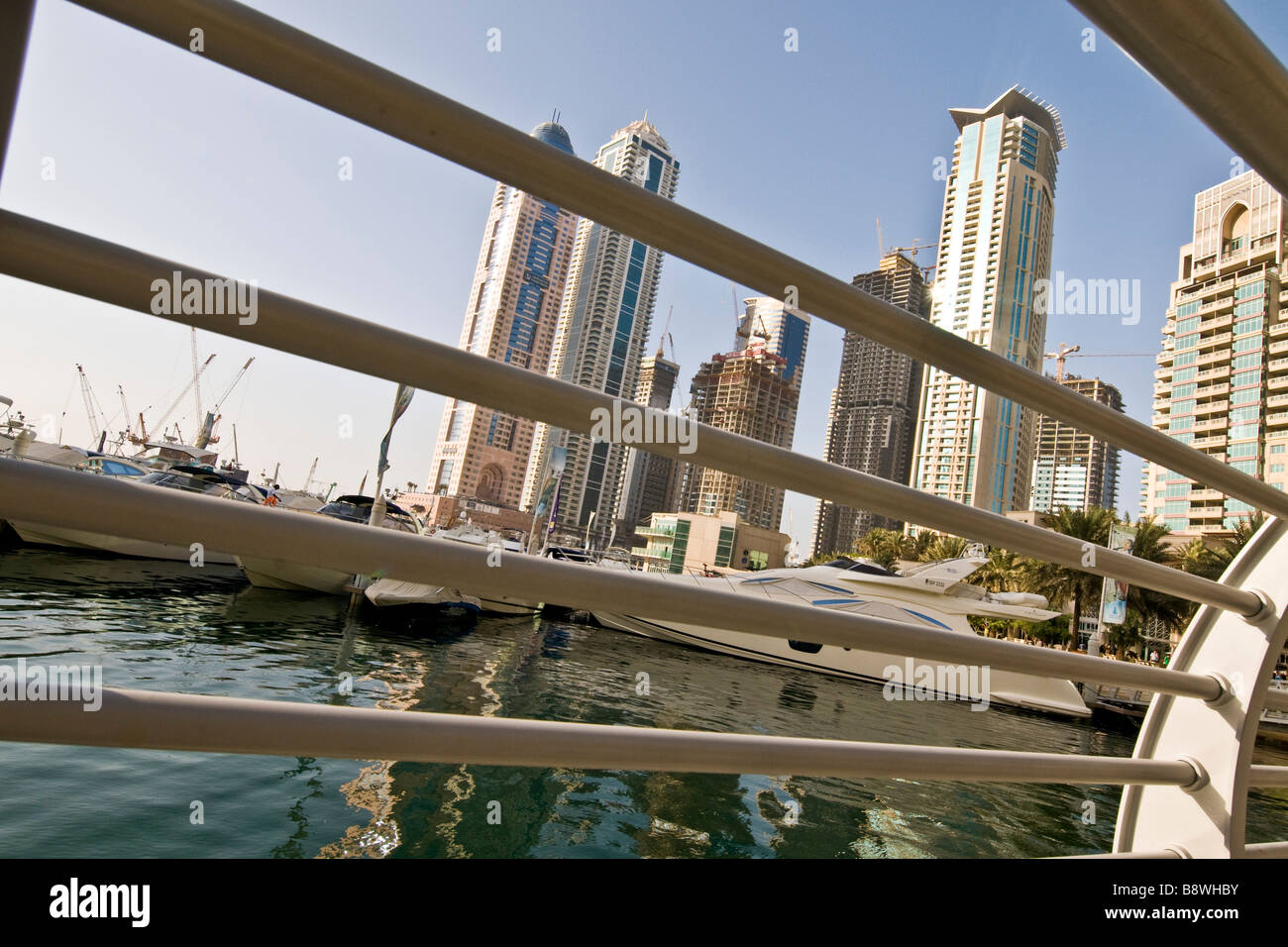 the yacht harbor in the dubai media city dubai united arab emirates ...