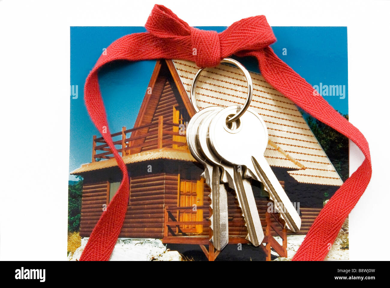keys of the house as a gift from his photograph Stock Photo - Alamy