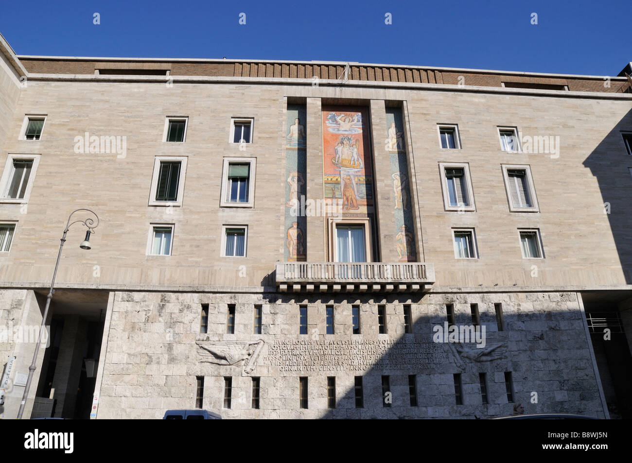 Fascist buildings near the Ara Pacis in Rome Italy Stock Photo - Alamy