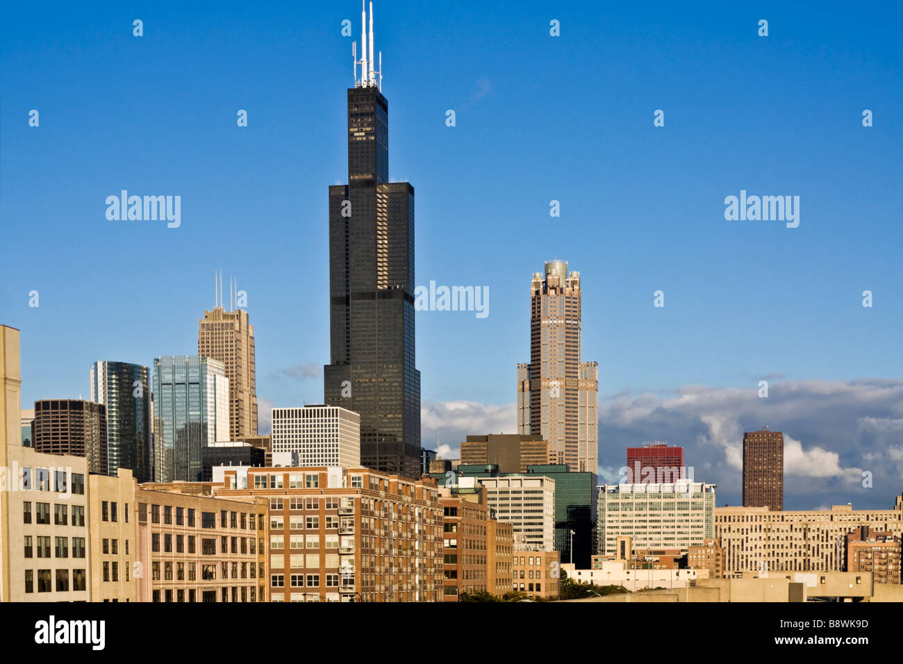 Panorama of South Loop Chicago IL Stock Photo - Alamy