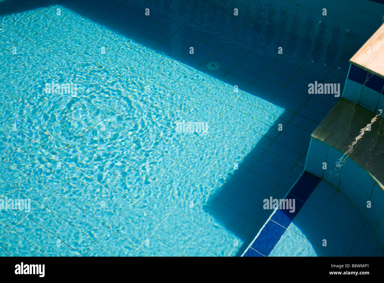 abstract patterns in swimming pool water Stock Photo - Alamy